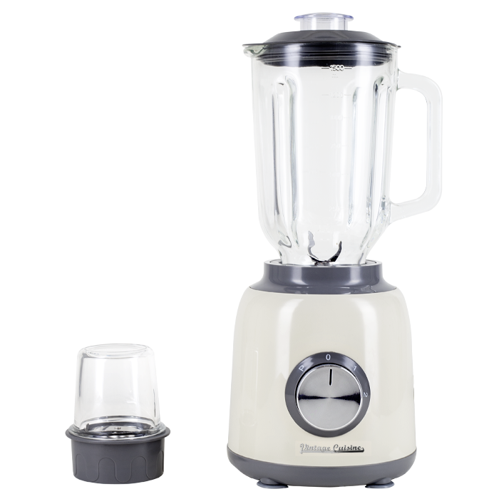 Retro table blender with mini chopper | Vintage Cuisine